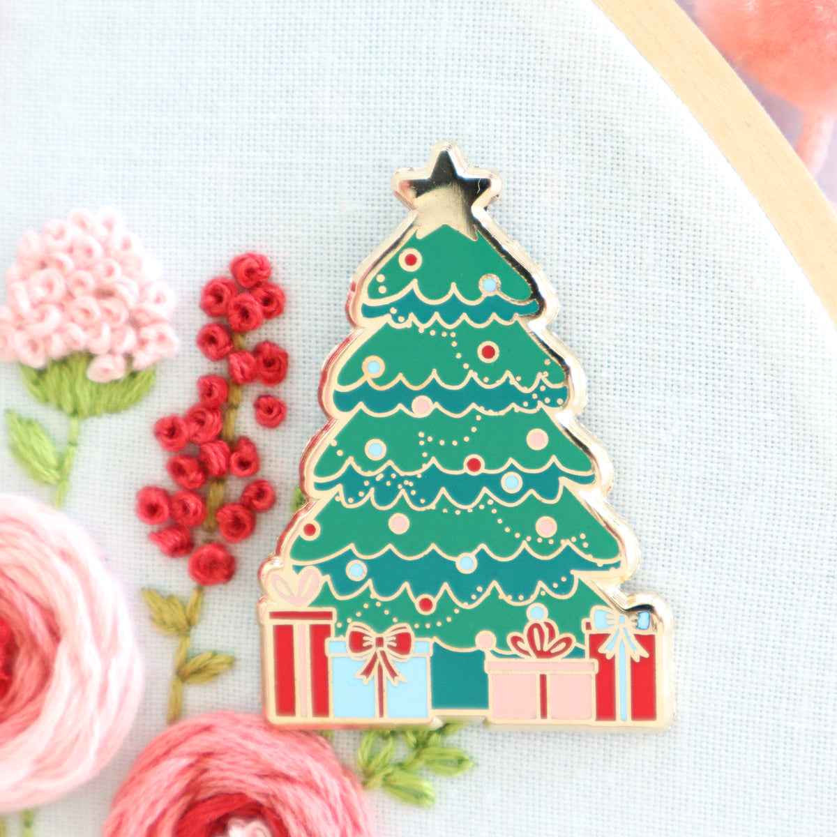 Christmas Tree Magnetic Needle Minder – Flamingo Toes