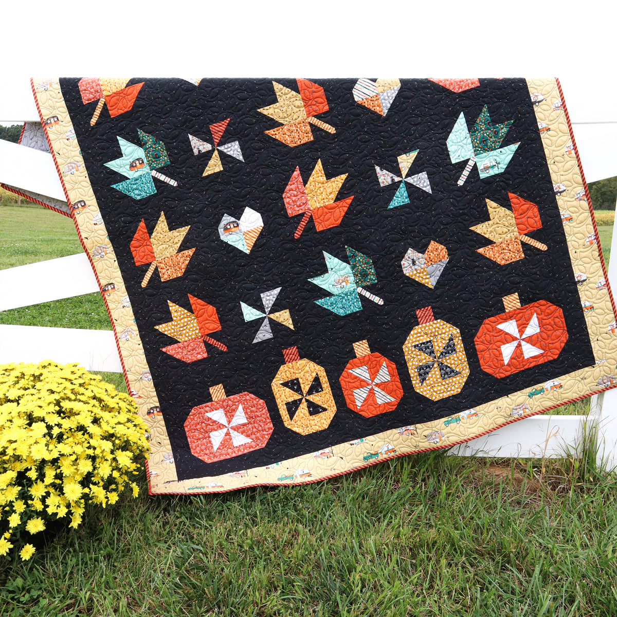 Fall in Love Quilt PDF Pattern – Flamingo Toes