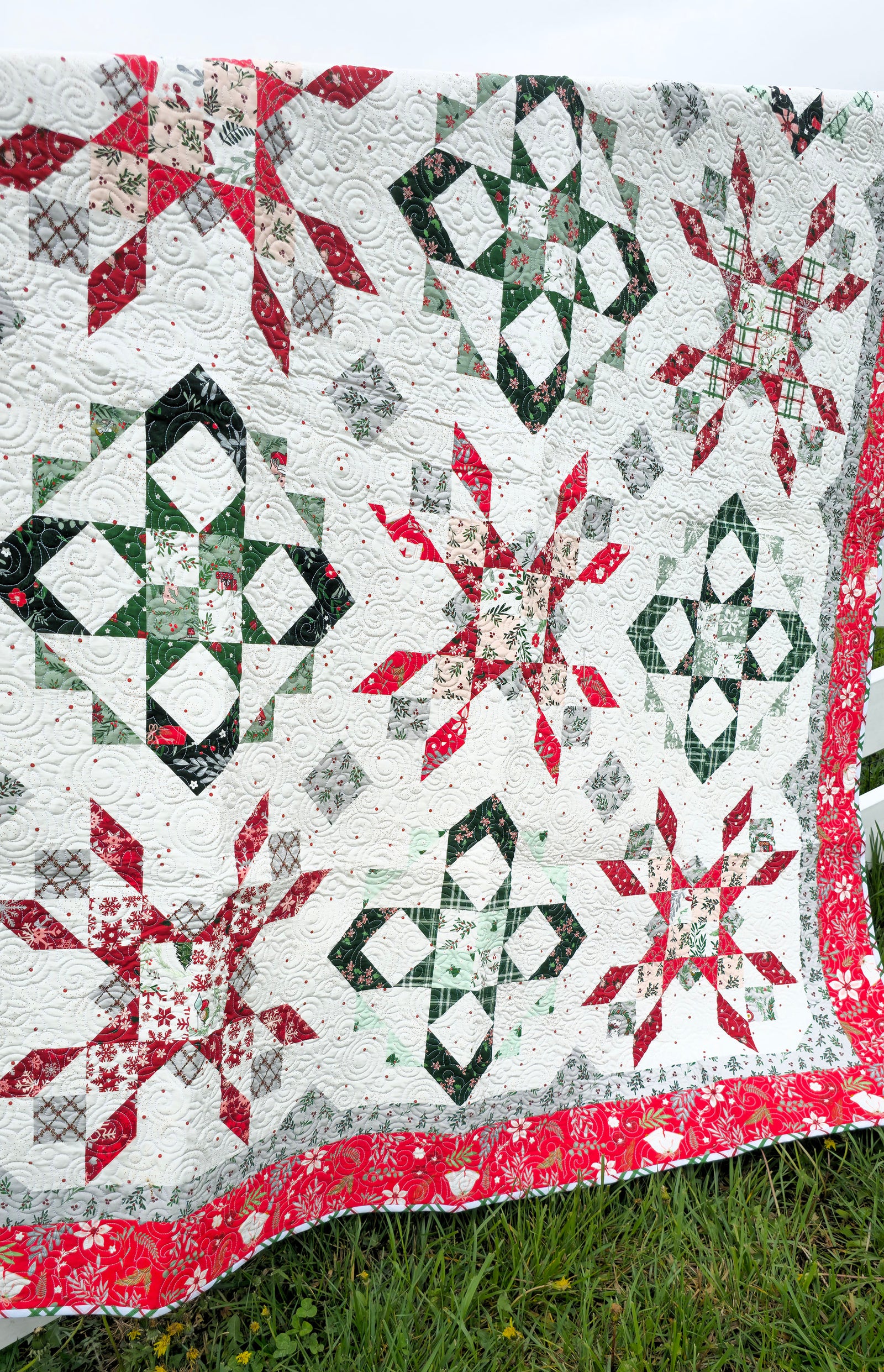 Winter Kisses Quilt PDF Pattern – Flamingo Toes