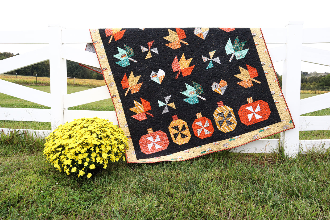 Fall in Love Quilt PDF Pattern – Flamingo Toes