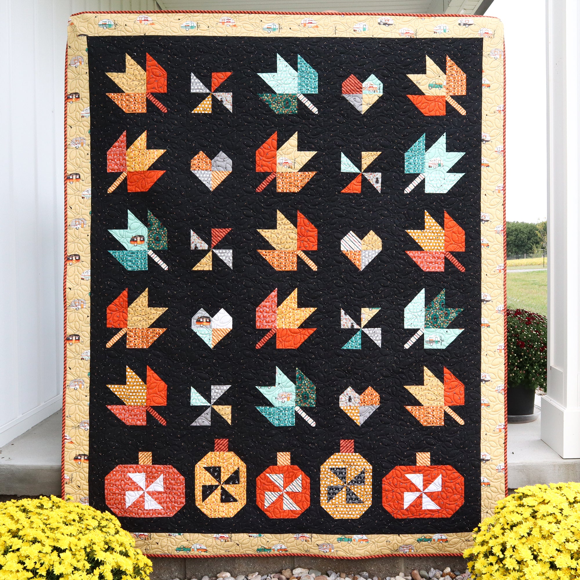 Fall in Love PDF Quilt Pattern – Flamingo Toes