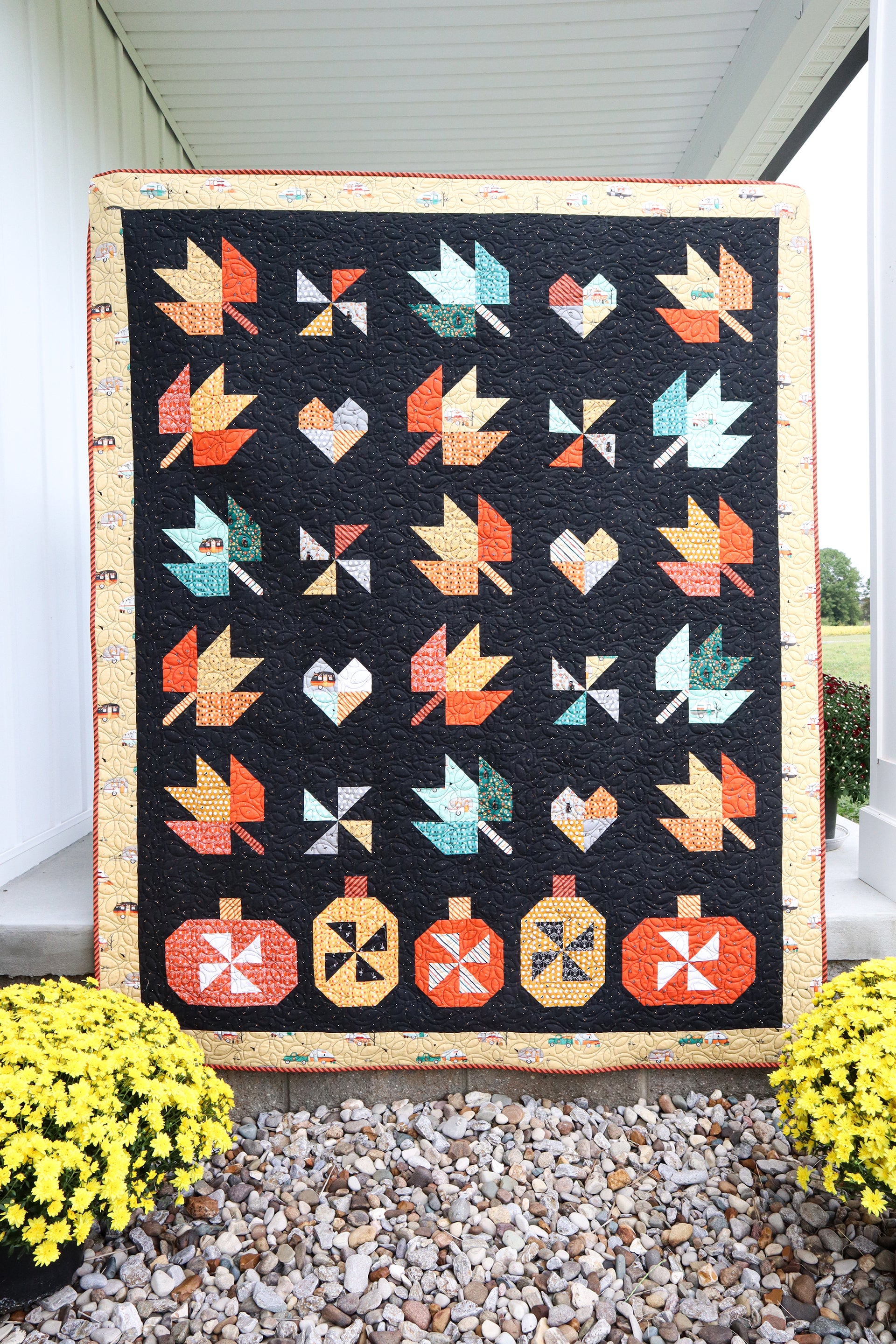 Fall in Love Quilt PDF Pattern – Flamingo Toes