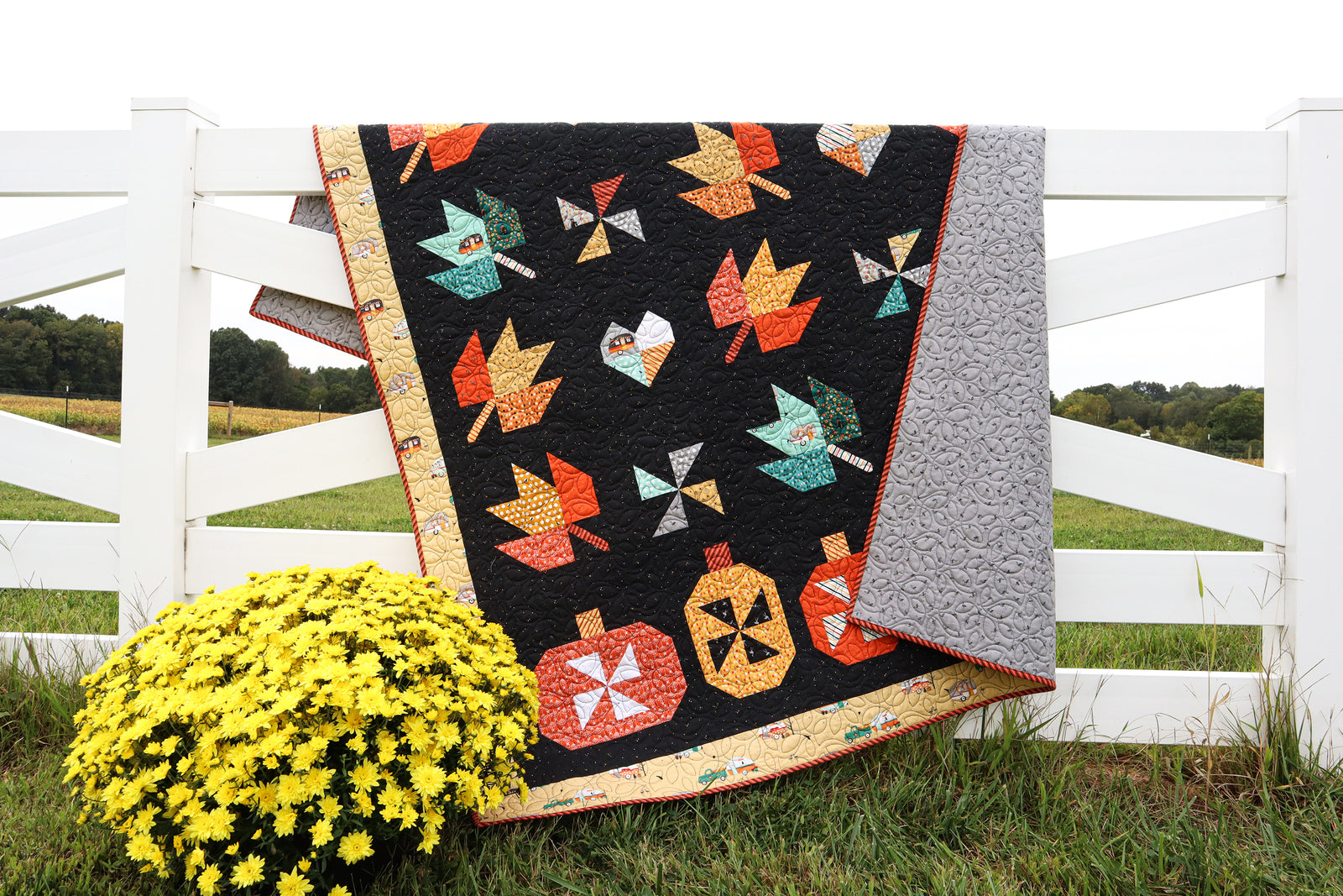 Fall in Love Quilt PDF Pattern – Flamingo Toes