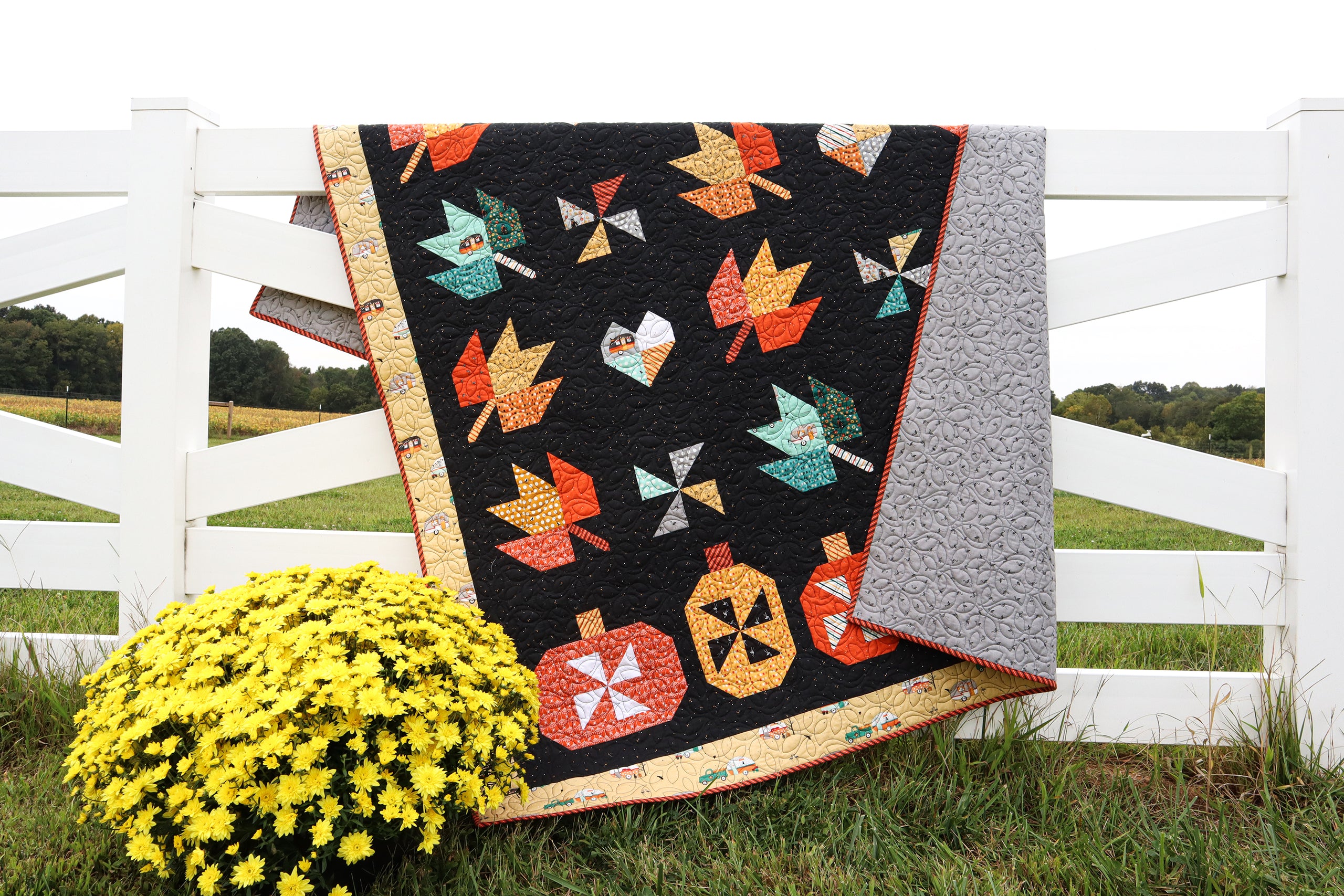 Fall in Love Quilt PDF Pattern – Flamingo Toes