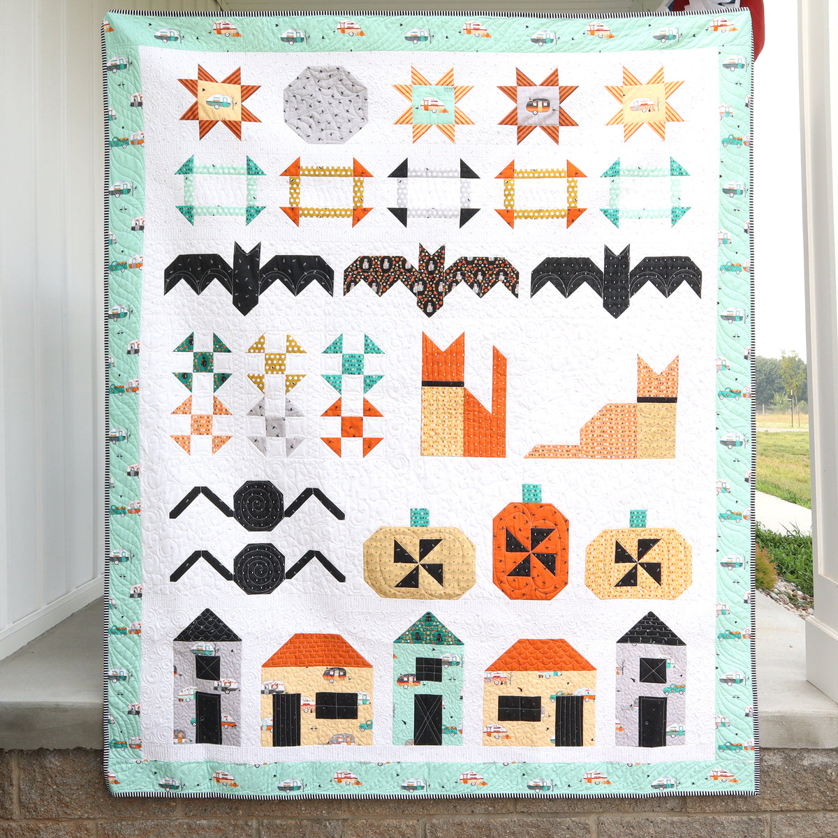 Spooky Lane PDF Quilt Pattern – Flamingo Toes