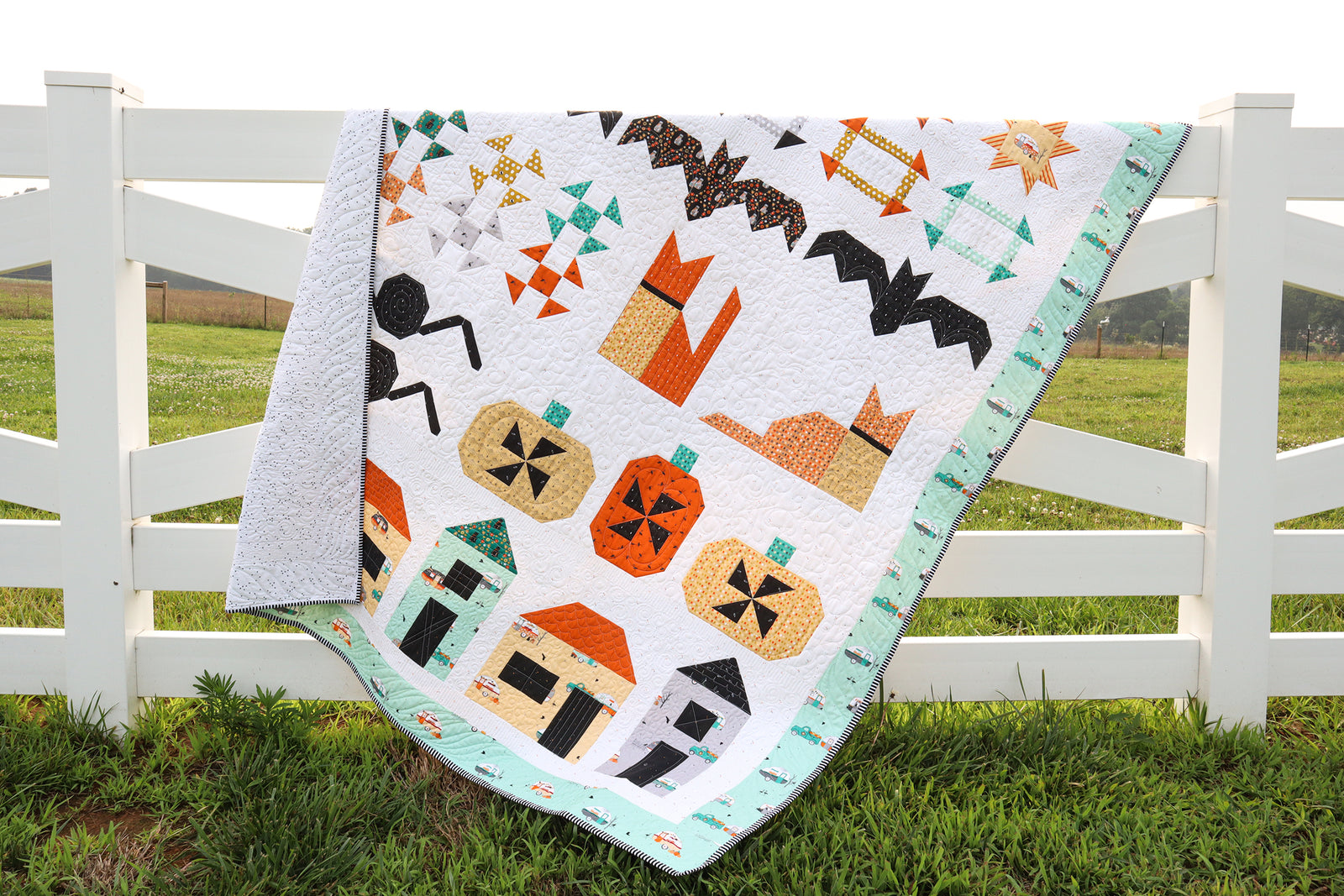 Spooky Lane Quilt PDF Pattern – Flamingo Toes