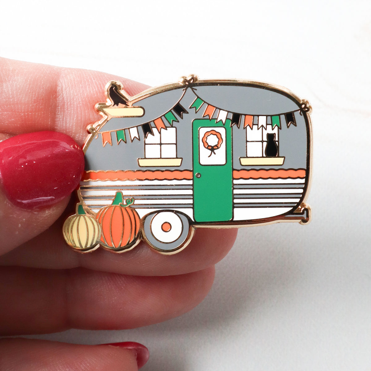 Haunted Camper Needle Minder – Flamingo Toes