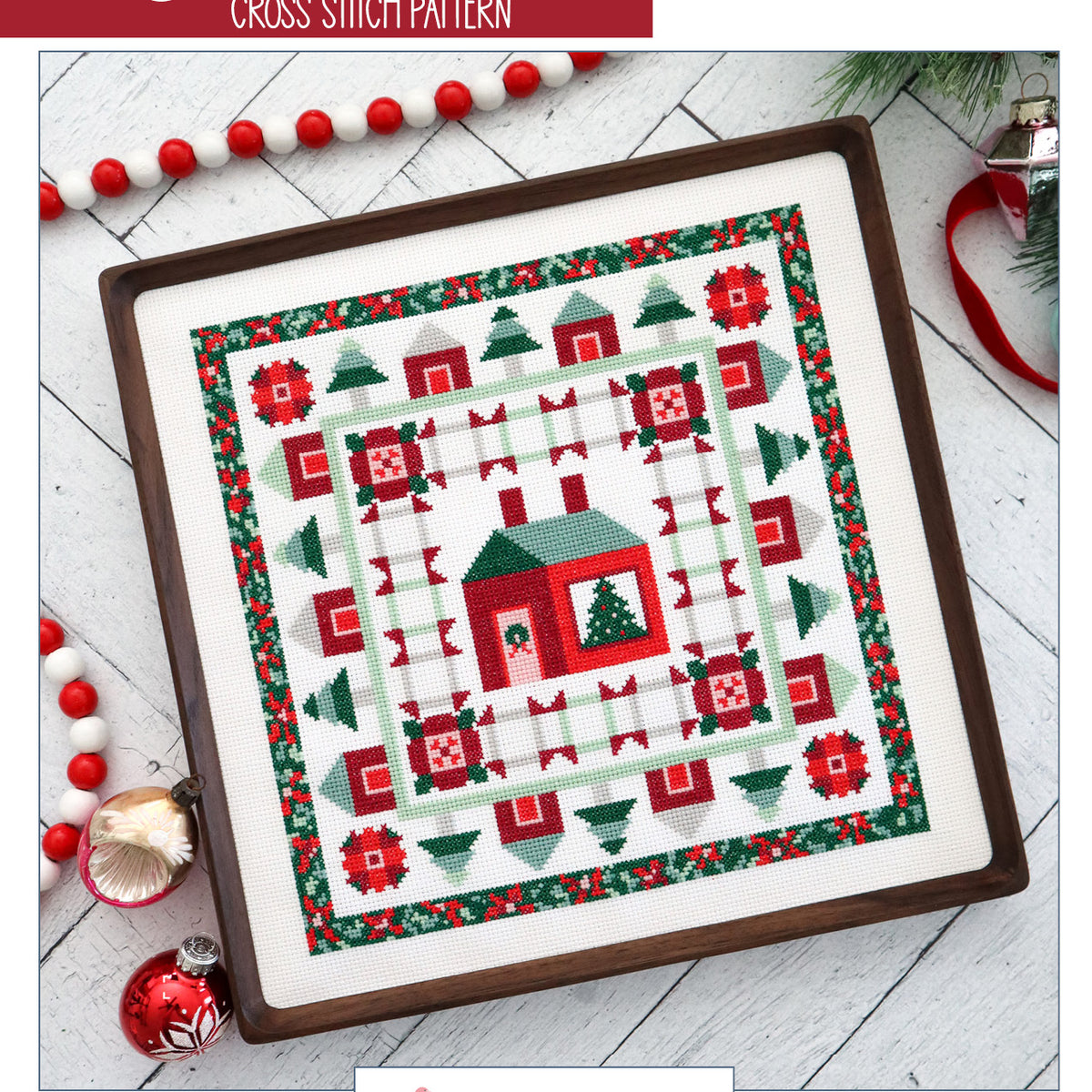 Holly Lane Cross Stitch PDF Pattern – Flamingo Toes