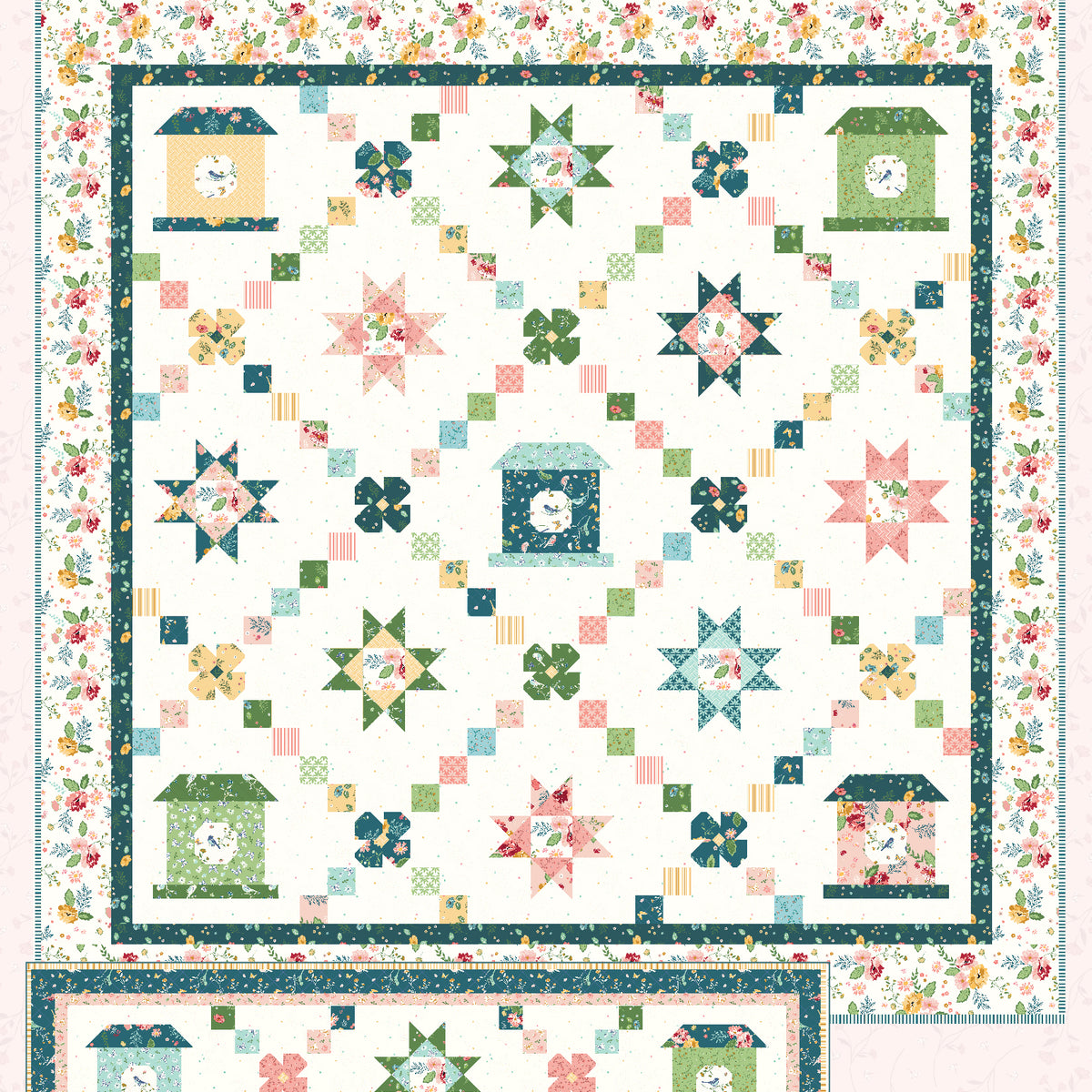 Melody Lane Quilt PDF Pattern – Flamingo Toes