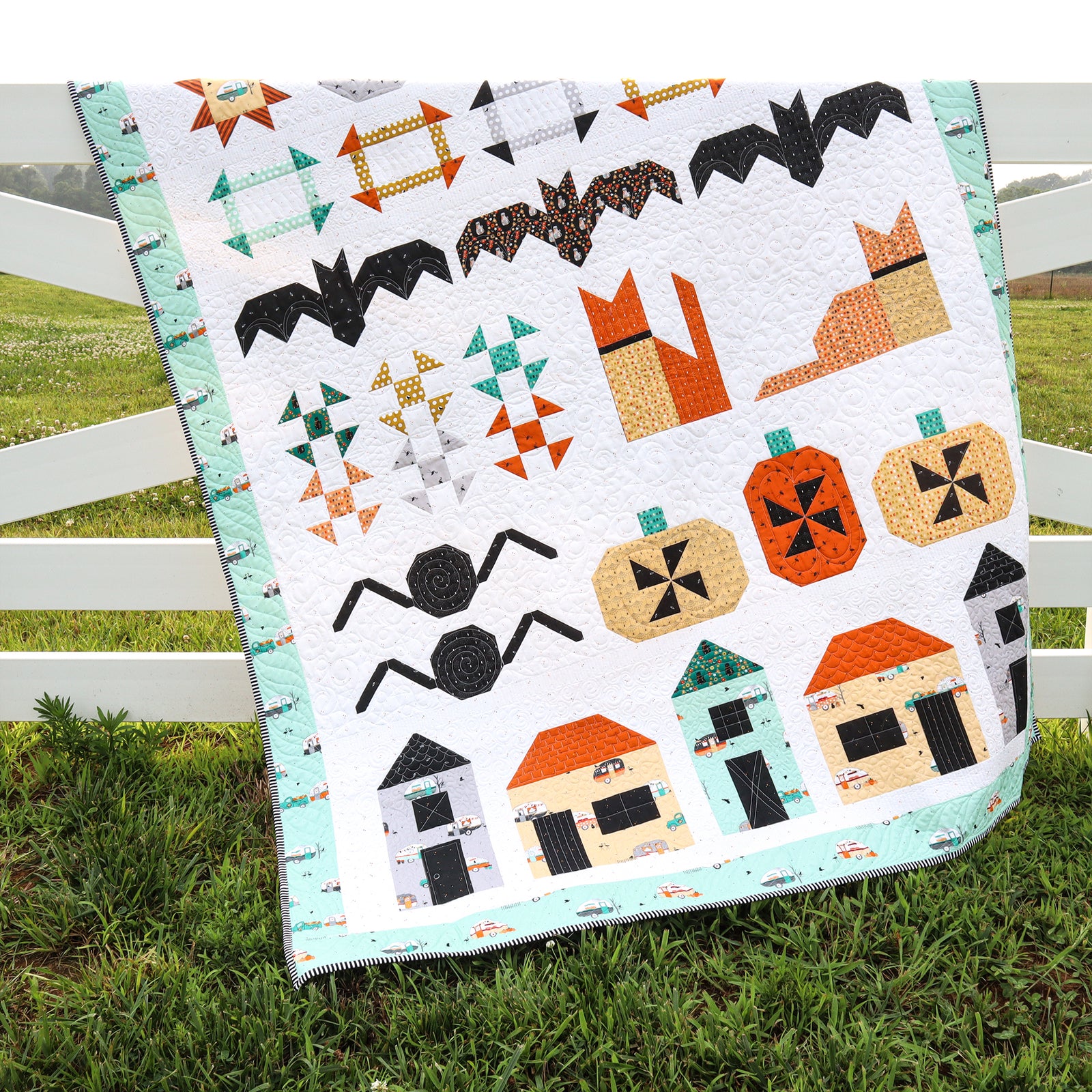 Spooky Lane Quilt PDF Pattern – Flamingo Toes