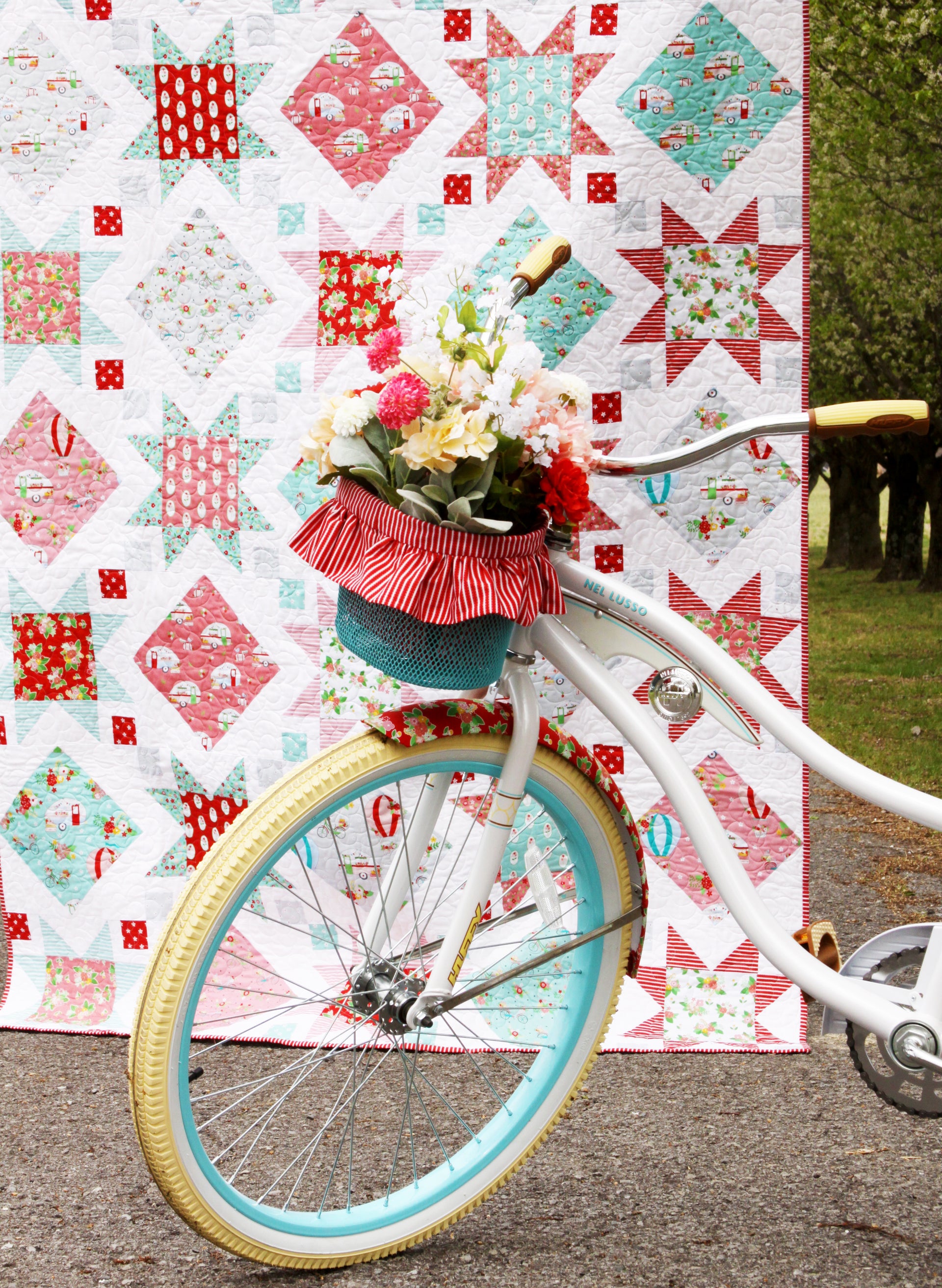 Stars and Windows Quilt PDF Pattern – Flamingo Toes