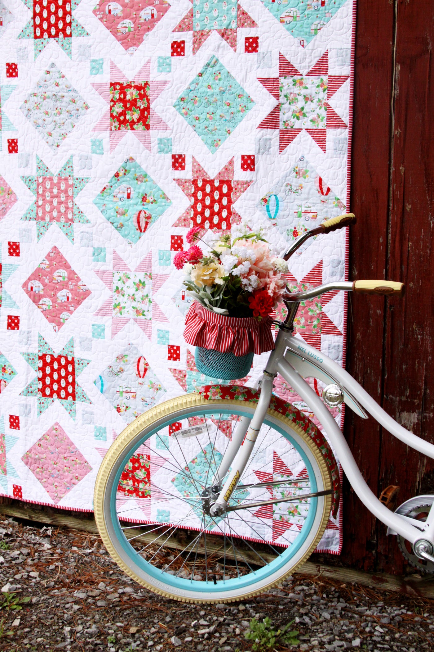 Stars and Windows Quilt PDF Pattern – Flamingo Toes