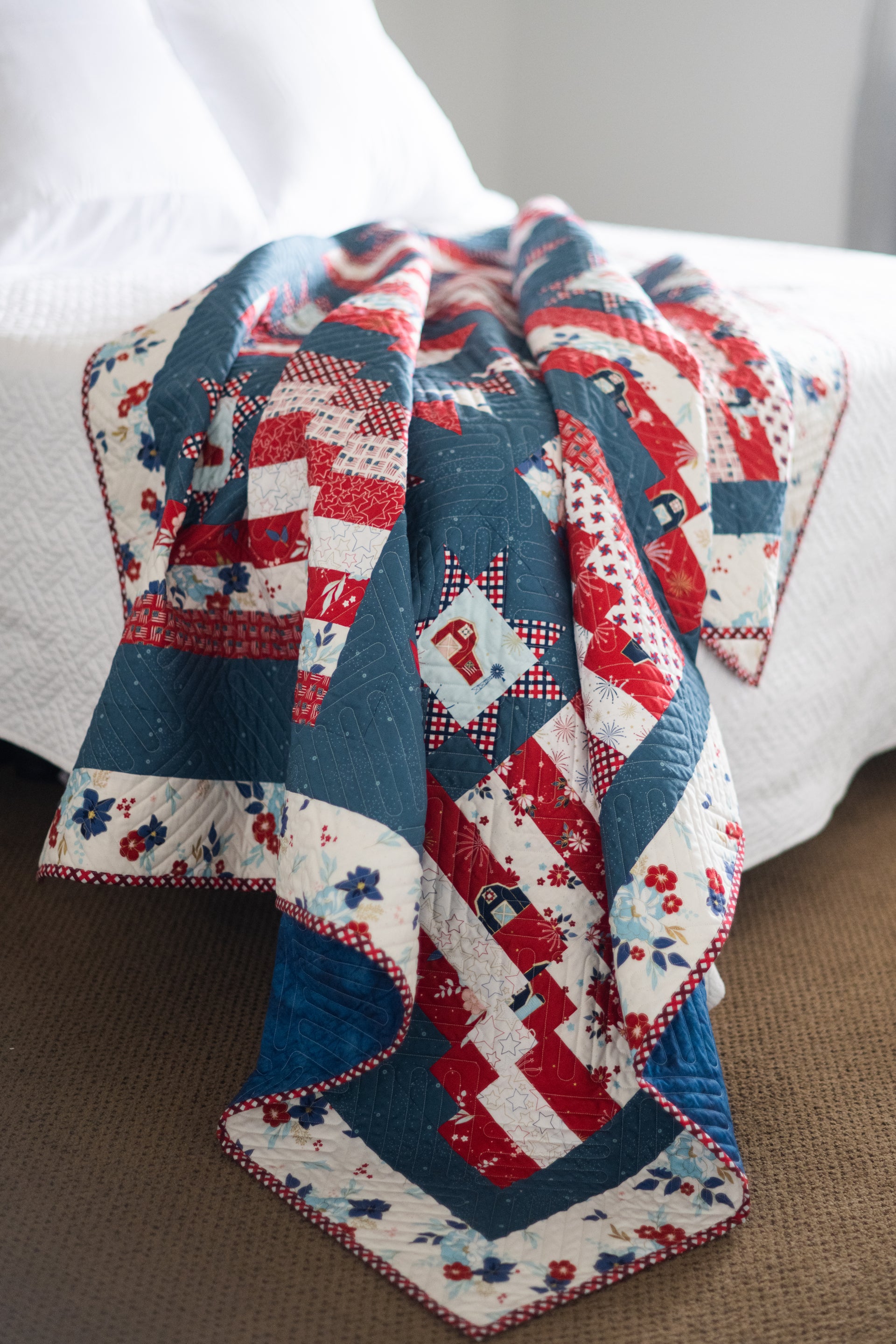 Heartland Quilt PDF Pattern – Flamingo Toes