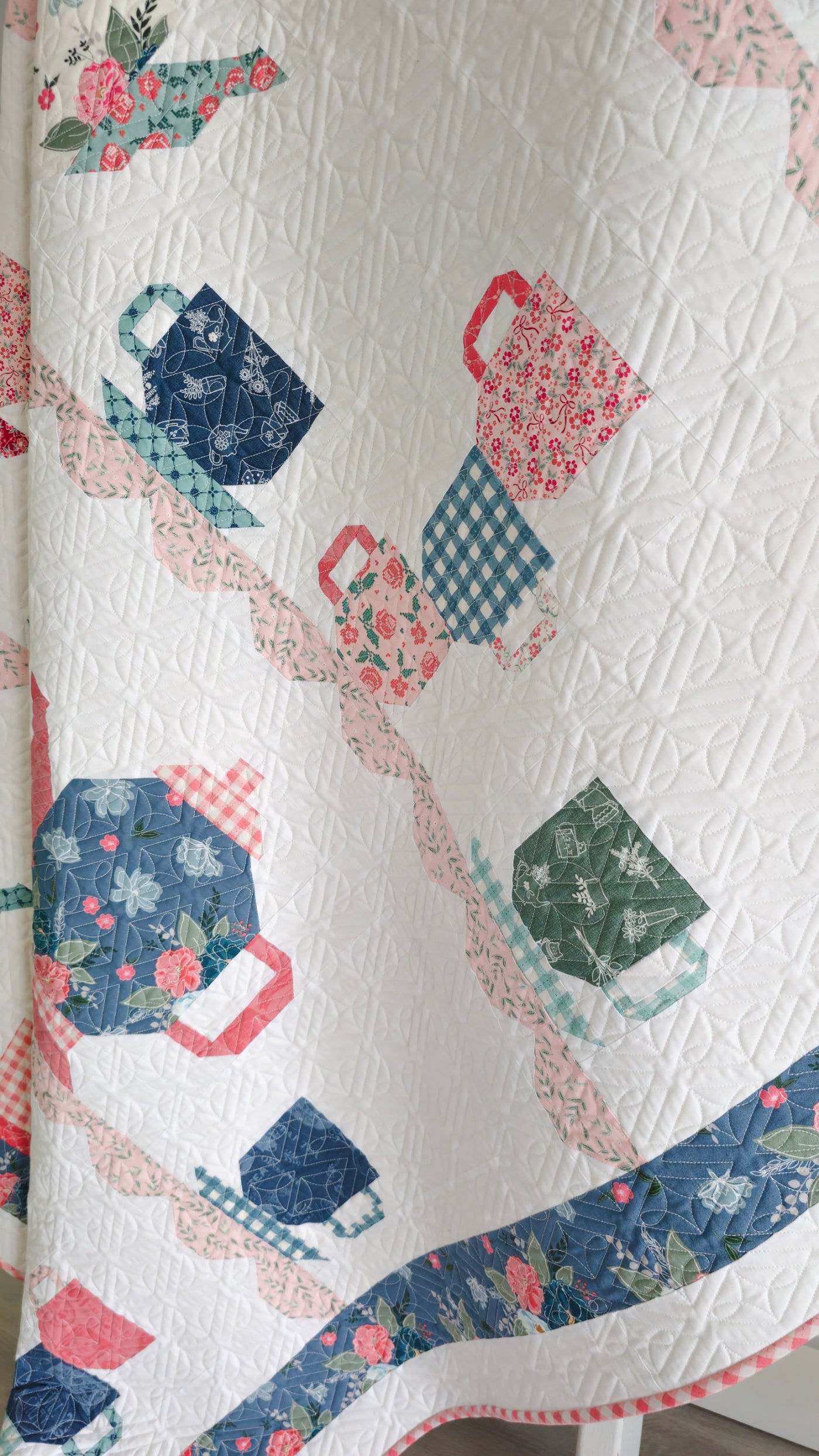 Tea Party Quilt PDF Pattern – Flamingo Toes
