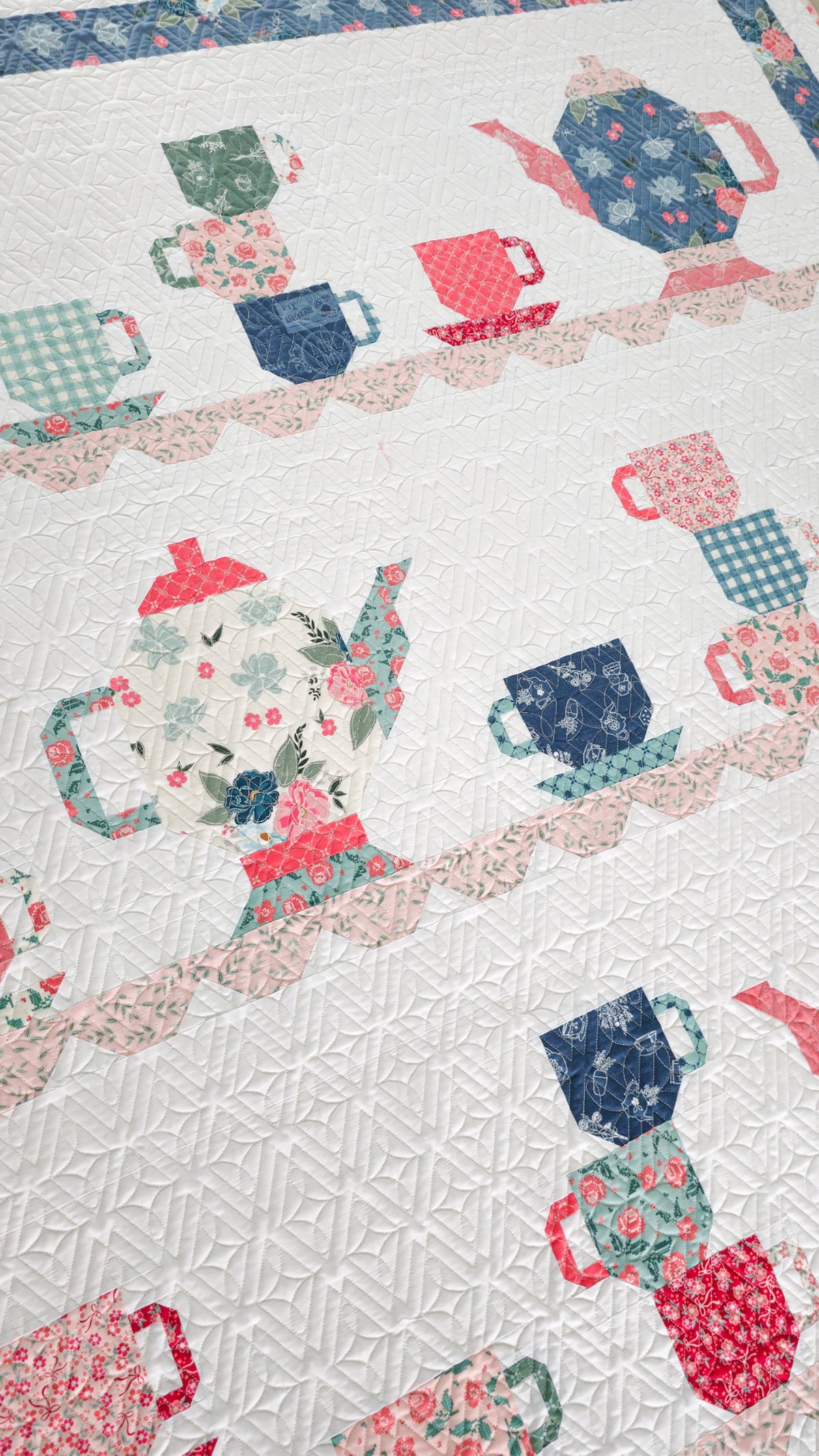 Tea Party Quilt PDF Pattern – Flamingo Toes