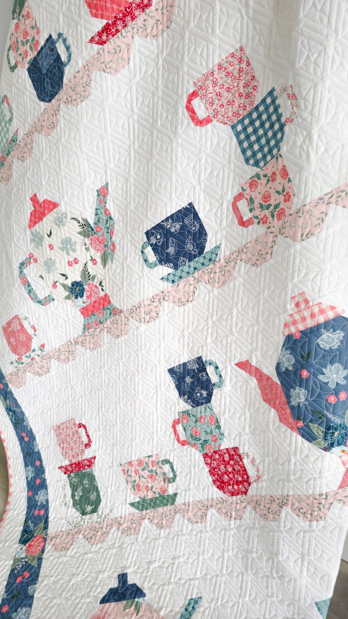 Tea Party Quilt PDF Pattern – Flamingo Toes