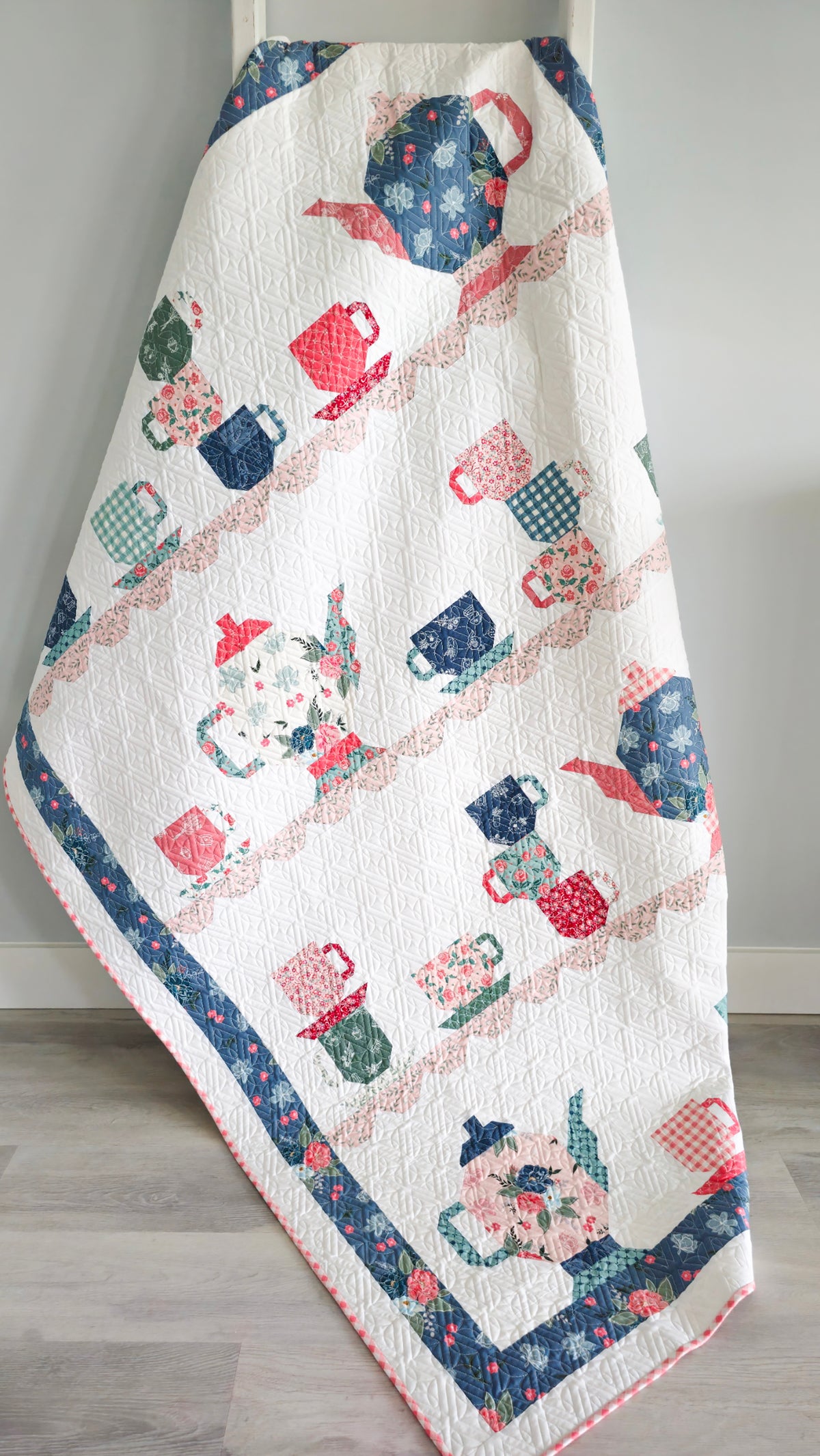 Tea Party Quilt PDF Pattern – Flamingo Toes