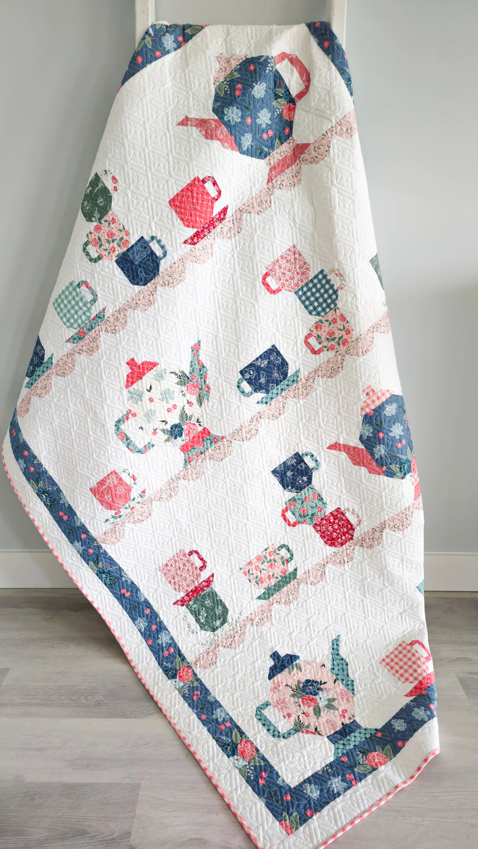 Tea Party Quilt PDF Pattern – Flamingo Toes