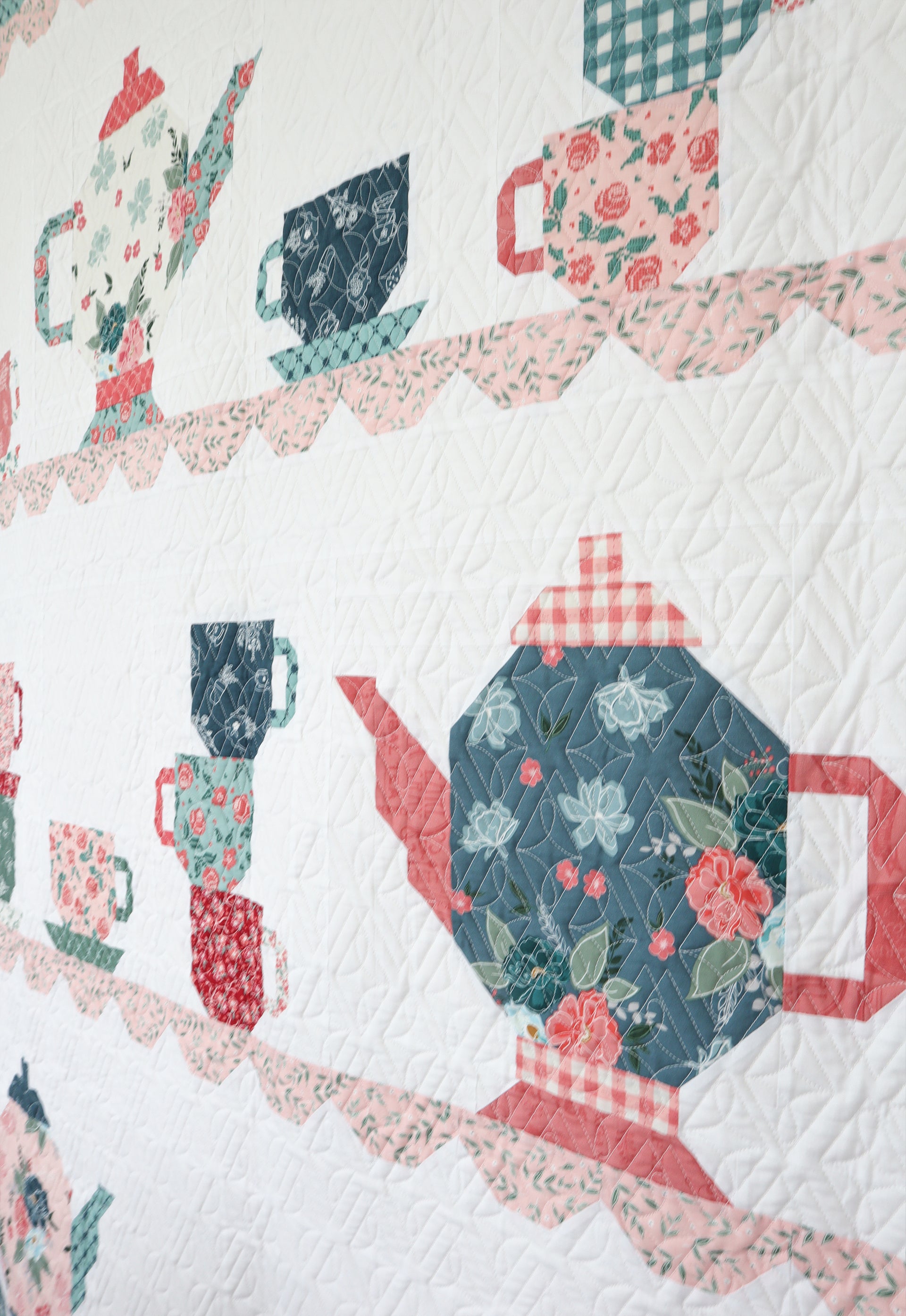 Tea Party Quilt PDF Pattern – Flamingo Toes