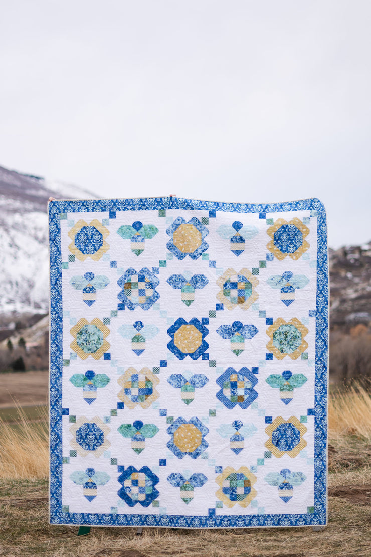 Daisy a Day Quilt PDF Pattern – Flamingo Toes