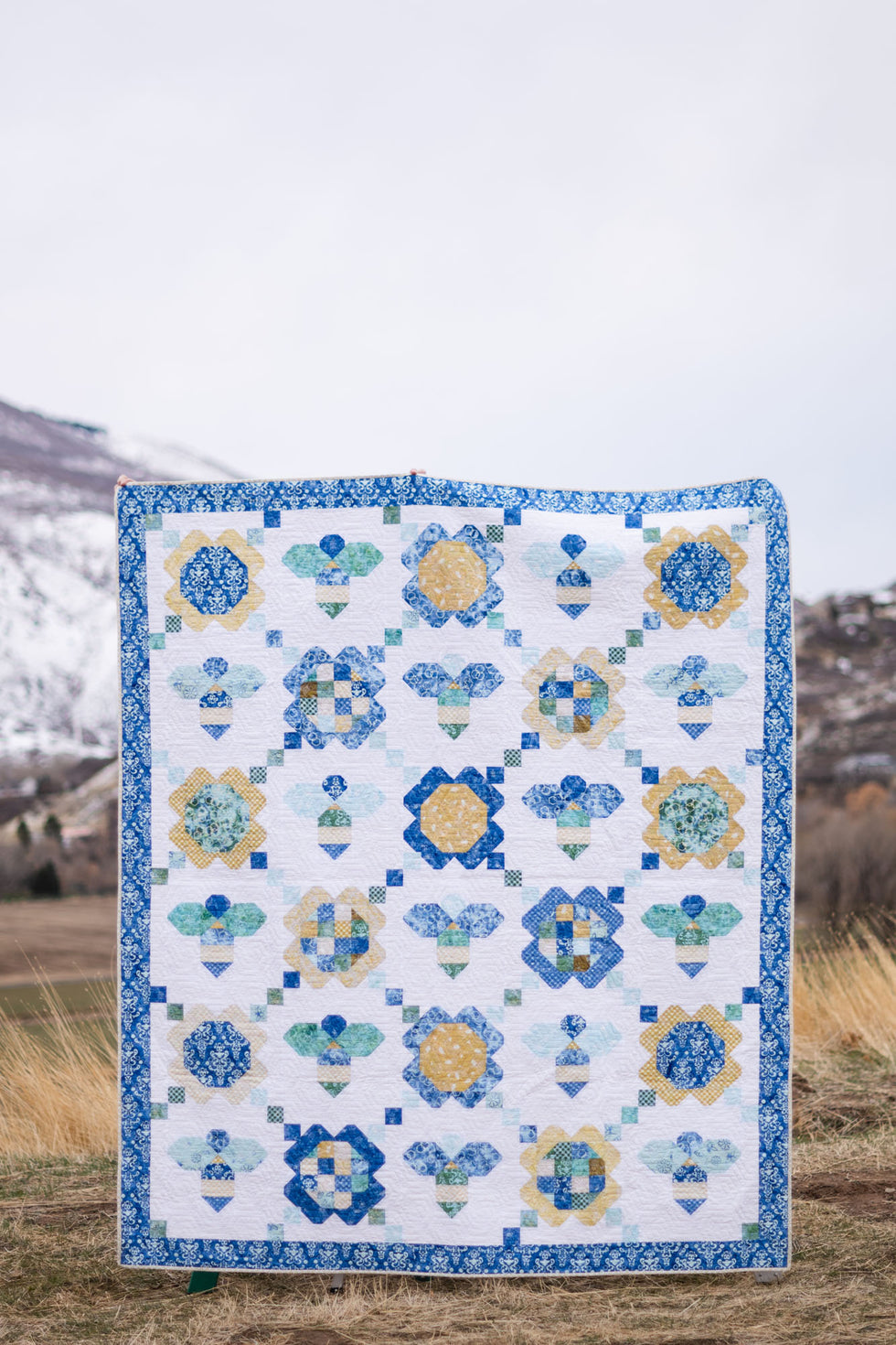 Daisy a Day Quilt PDF Pattern – Flamingo Toes