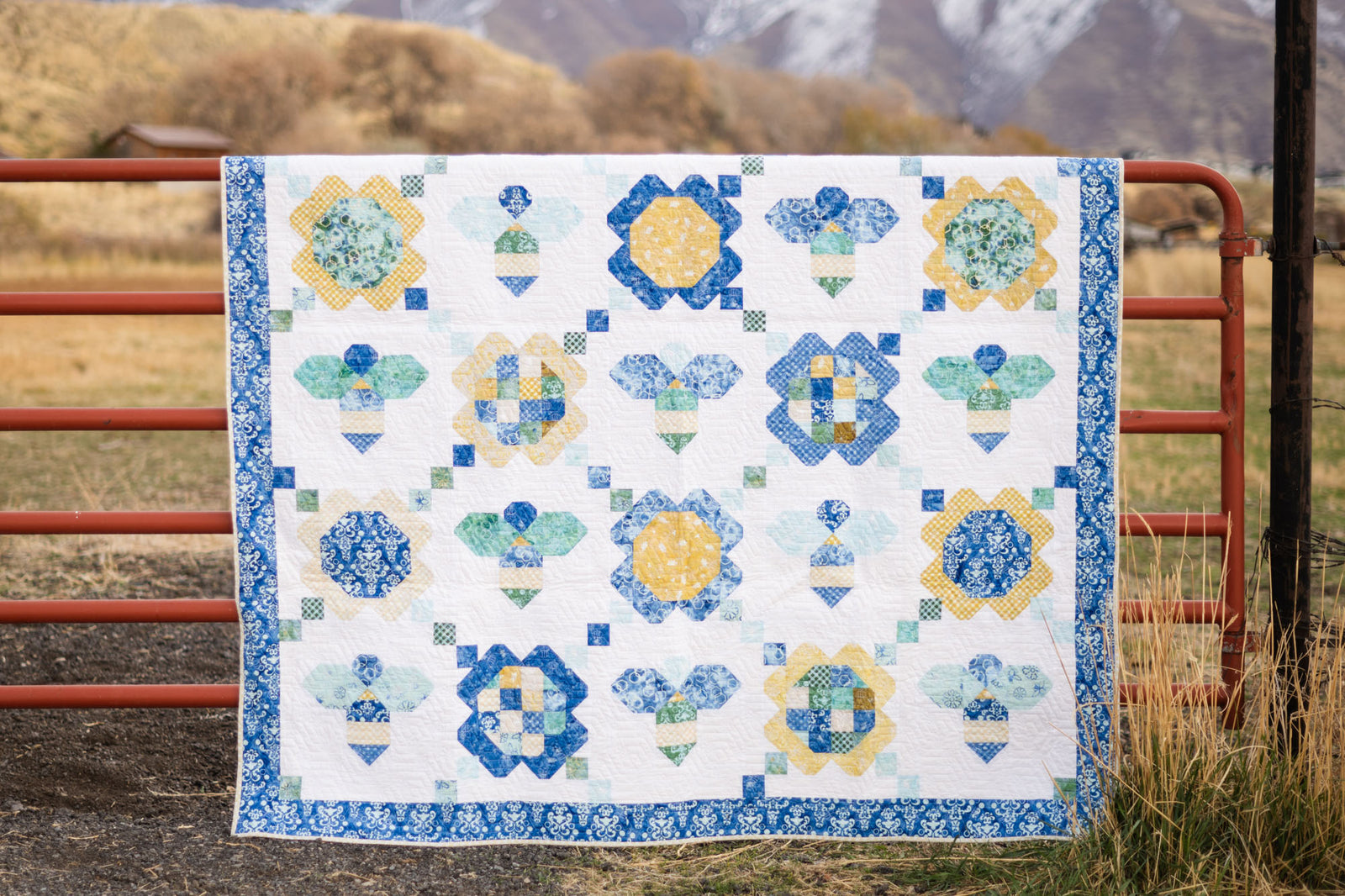 Daisy a Day Quilt PDF Pattern – Flamingo Toes