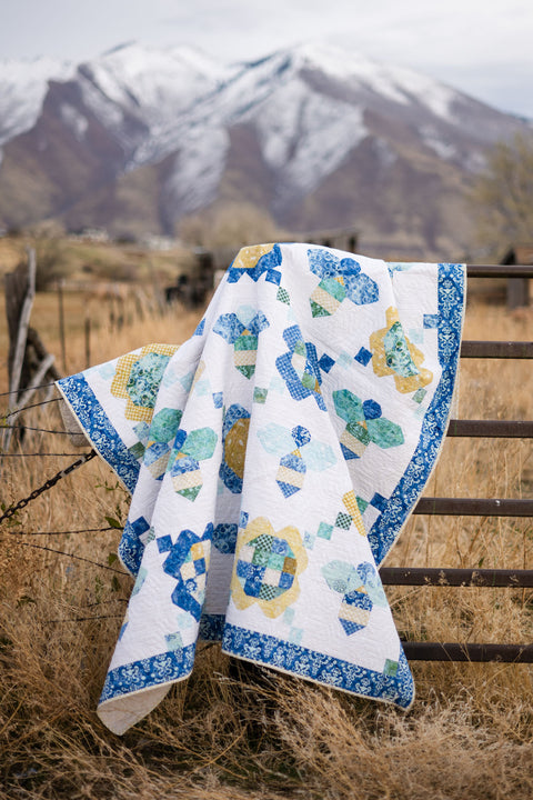 Daisy a Day Quilt PDF Pattern – Flamingo Toes