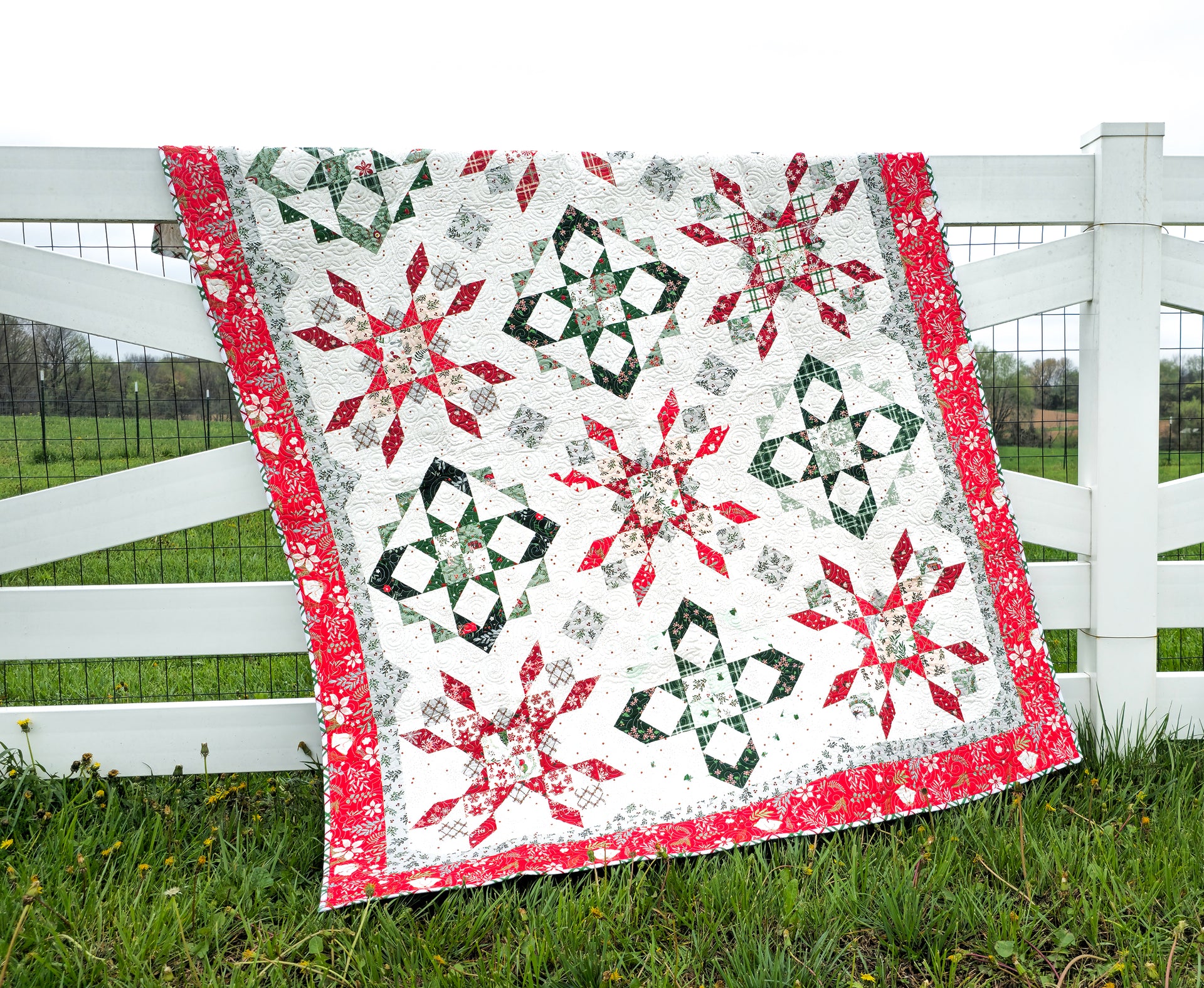 Winter Kisses Quilt PDF Pattern – Flamingo Toes