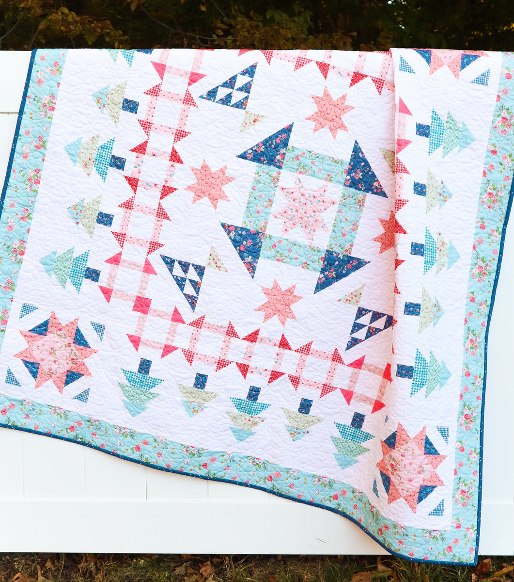 A Walk in the Woods Quilt PDF Pattern – Flamingo Toes