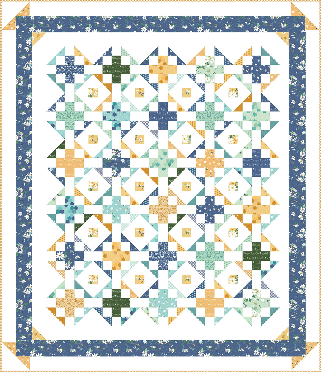 Garden Terrace PDF Quilt Pattern – Flamingo Toes