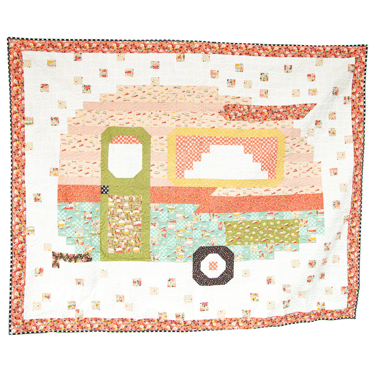 Happy Camper Quilt PDF Pattern – Flamingo Toes