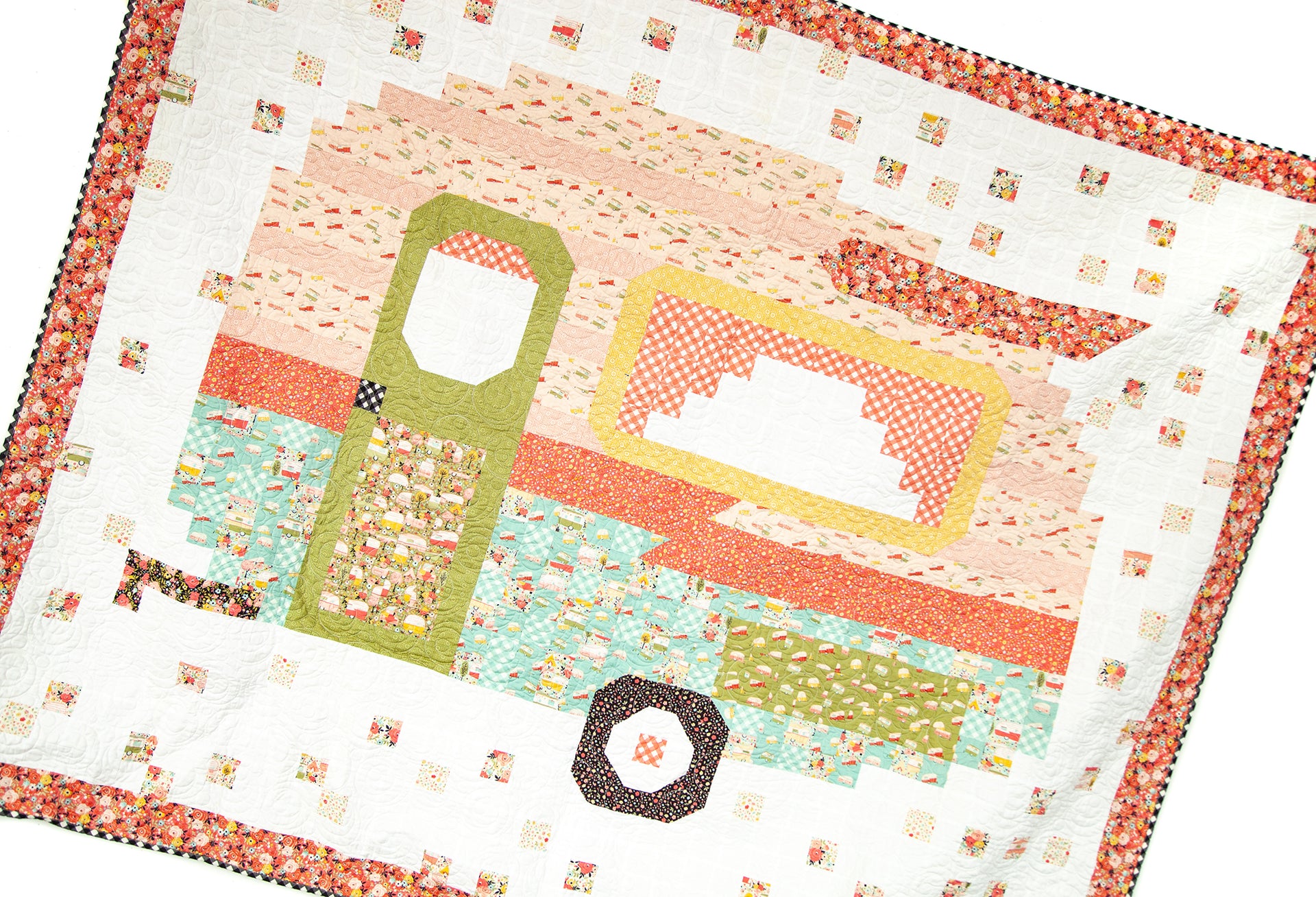 Happy Camper Quilt PDF Pattern – Flamingo Toes