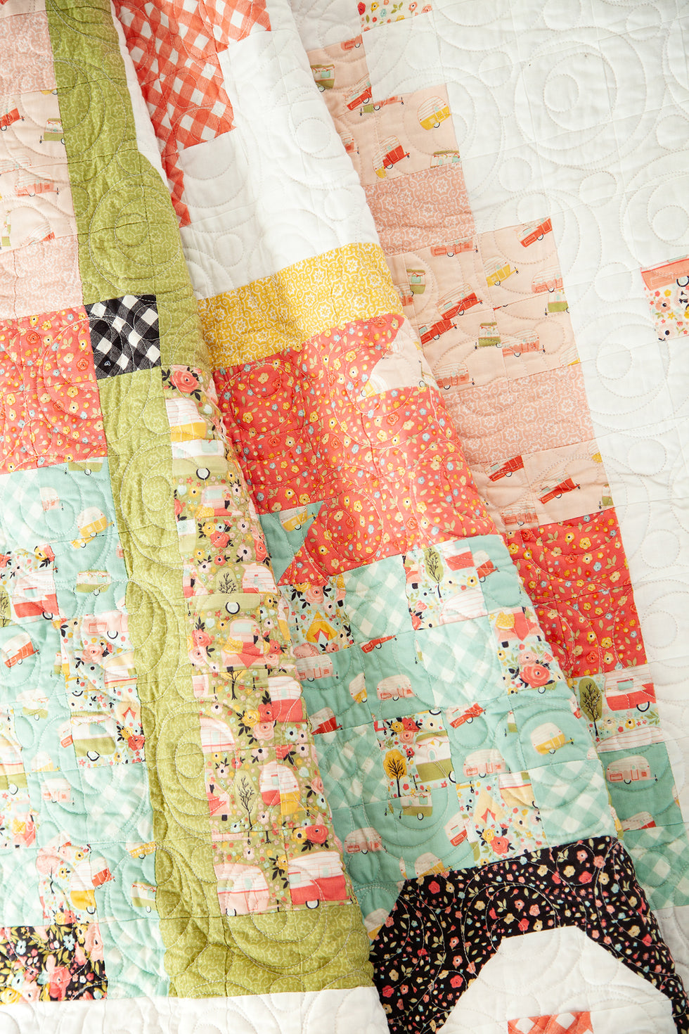 Happy Camper Quilt PDF Pattern – Flamingo Toes