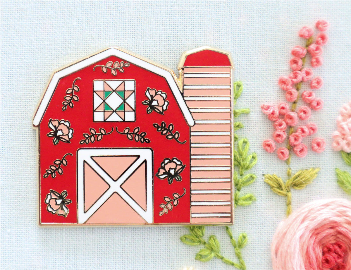 Sweet Acres Barn Needle Minder – Flamingo Toes