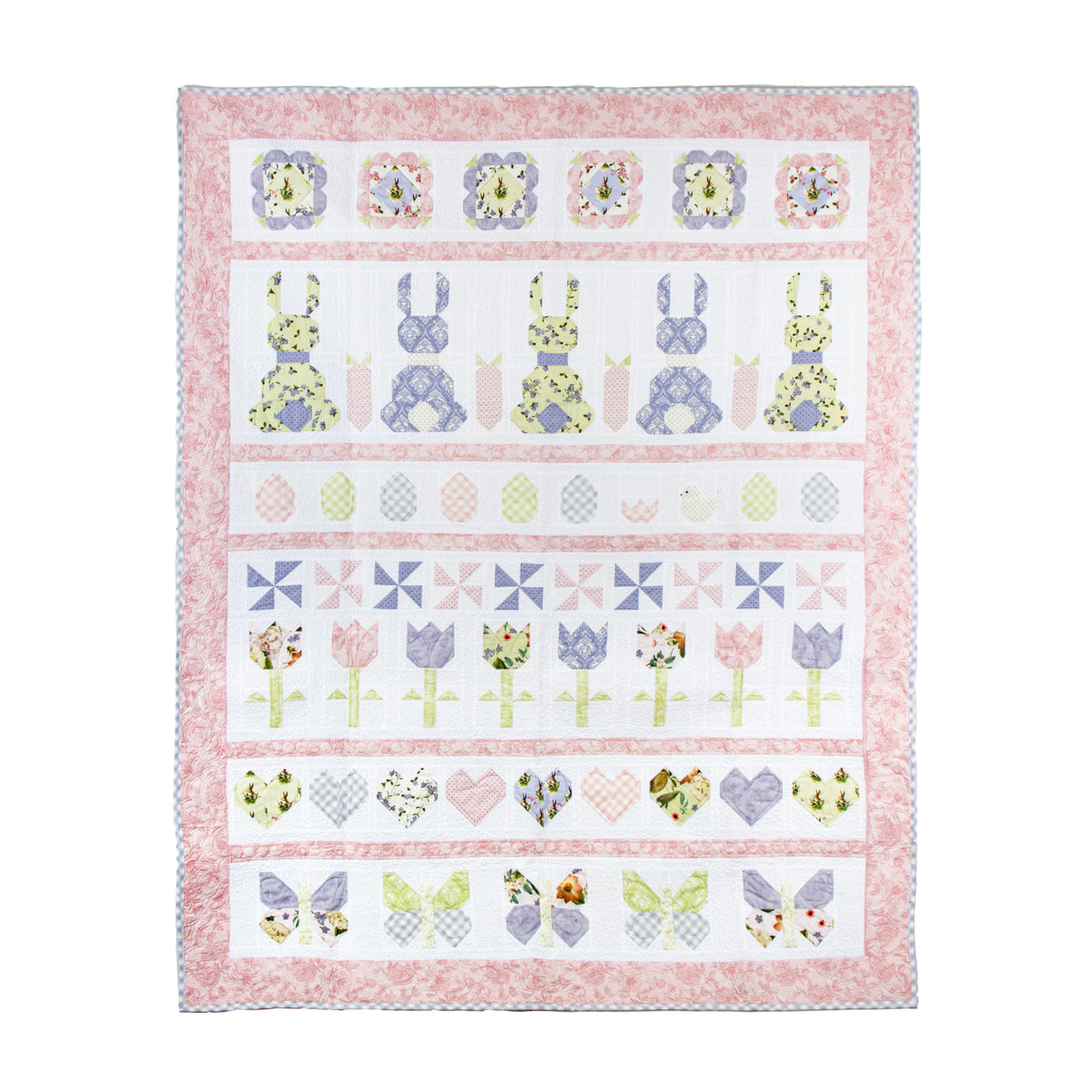 Sweet Spring Row Quilt PDF Pattern – Flamingo Toes