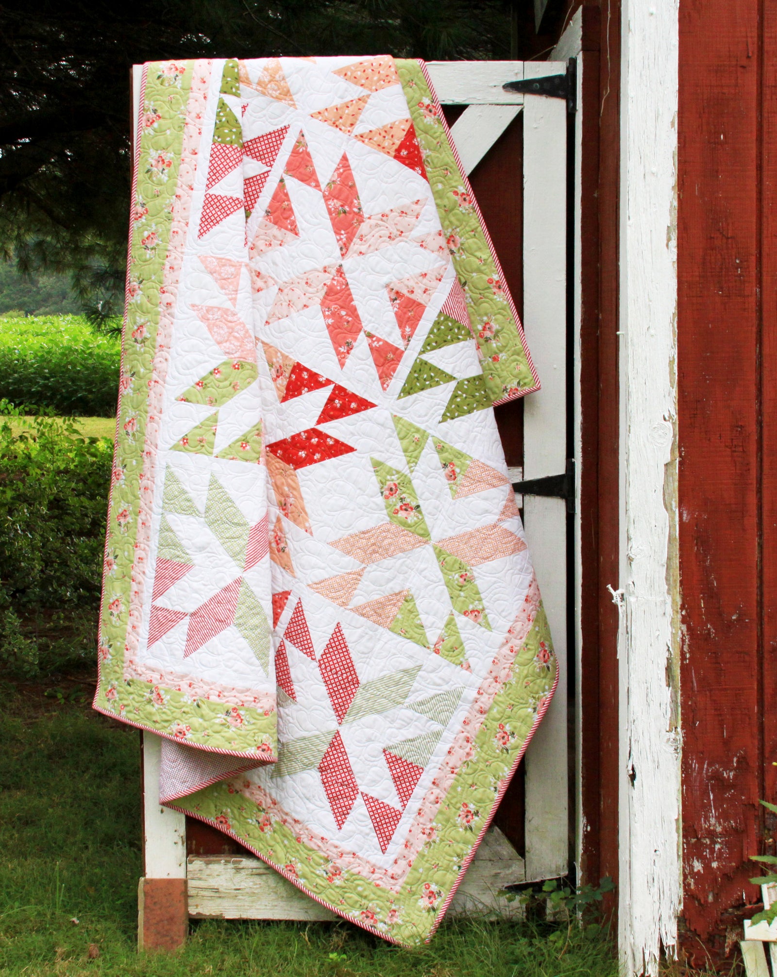 Stacking Stars Quilt Paper Pattern – Flamingo Toes