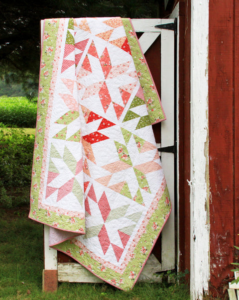 Stacking Stars Quilt Paper Pattern – Flamingo Toes